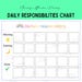 Routine Cards, Charts for Kids, Chores Chart Morning Afternoon Evening ...