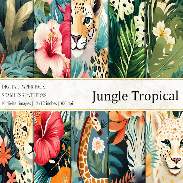 Jungle Tropical - Etsy