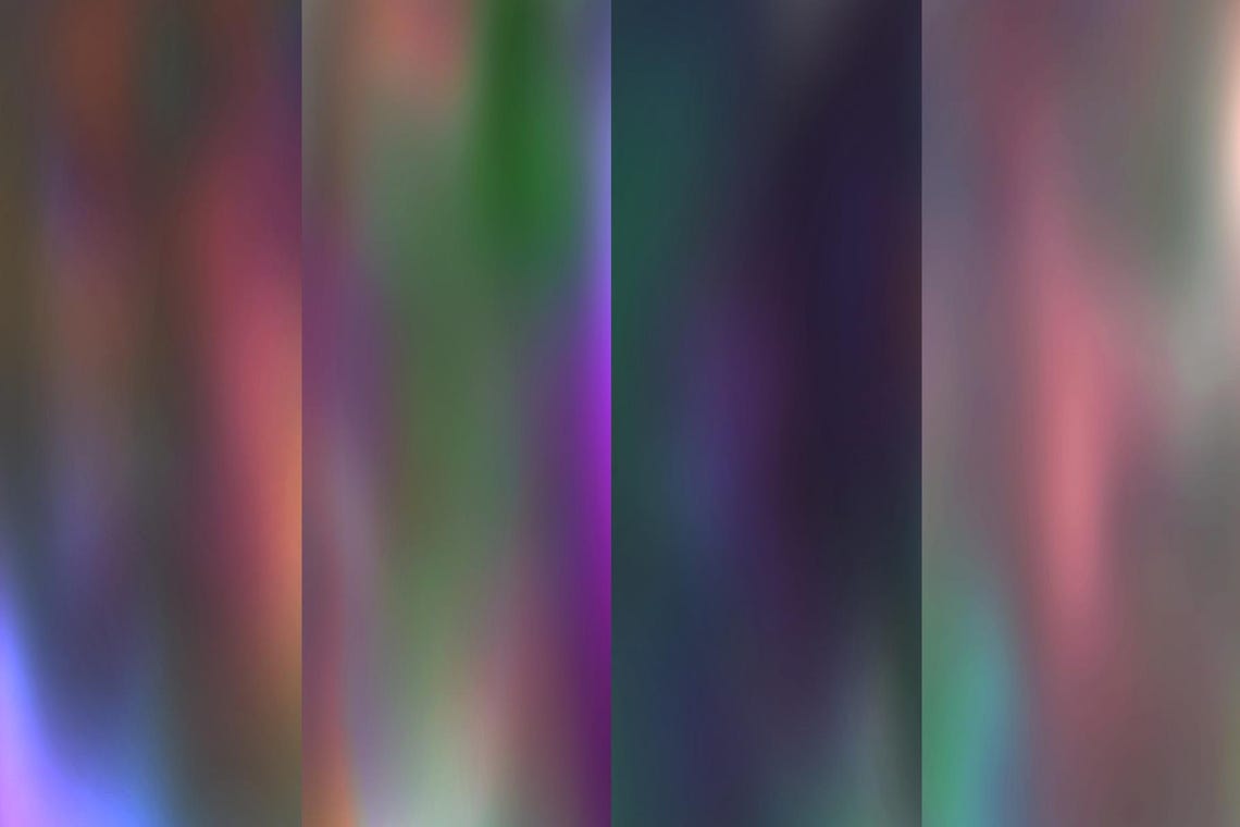 Iridescent Digital Papers, Gradient Background, Iridescent Background ...