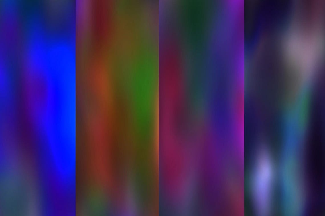 Iridescent Digital Papers, Gradient Background, Iridescent Background ...