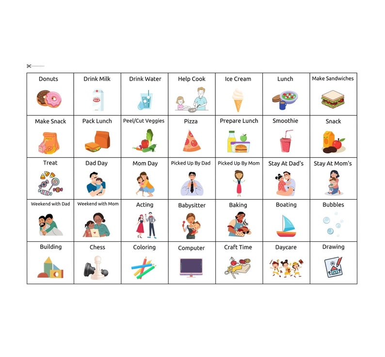Routine Cards, Charts for Kids, Chores Chart Morning, Afternoon ...