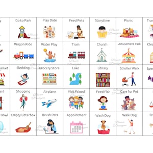 Routine Cards, Charts for Kids, Chores Chart | Morning, Afternoon ...