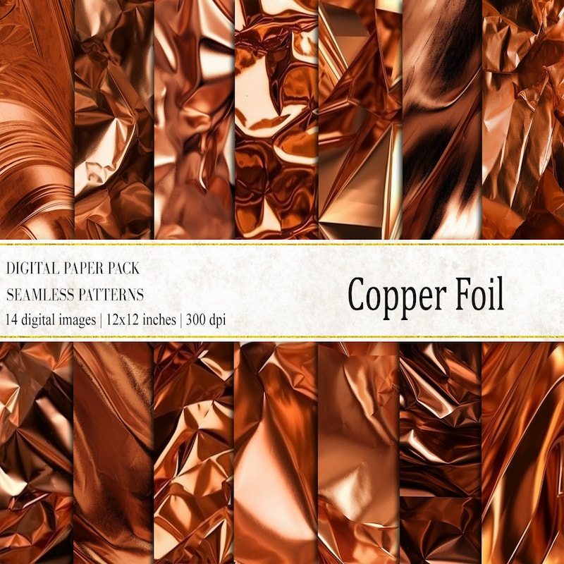 Copper Foil Paper - Etsy