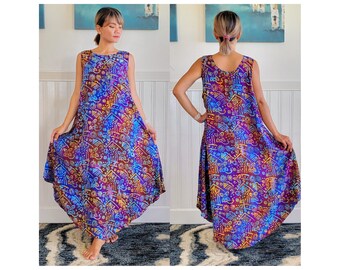 Short Batik Umbrella Sundress With Pockets One Size Fits S-XL - Etsy