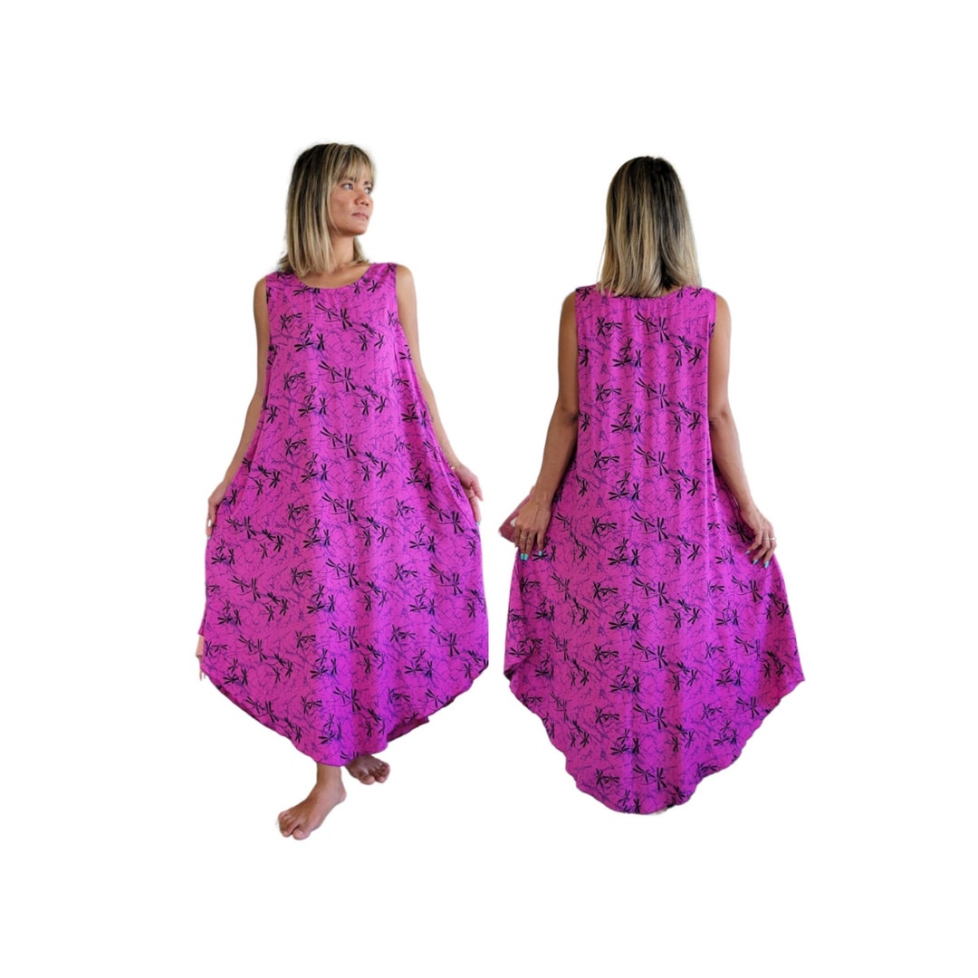 Long Batik Umbrella Sundress With Pockets One Size Fits S-XL - Etsy