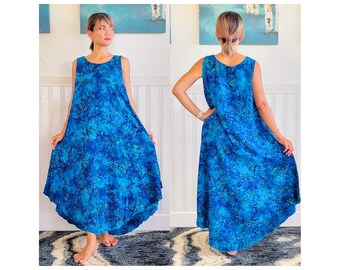 Short Batik Umbrella Sundress With Pockets One Size Fits S-XL - Etsy