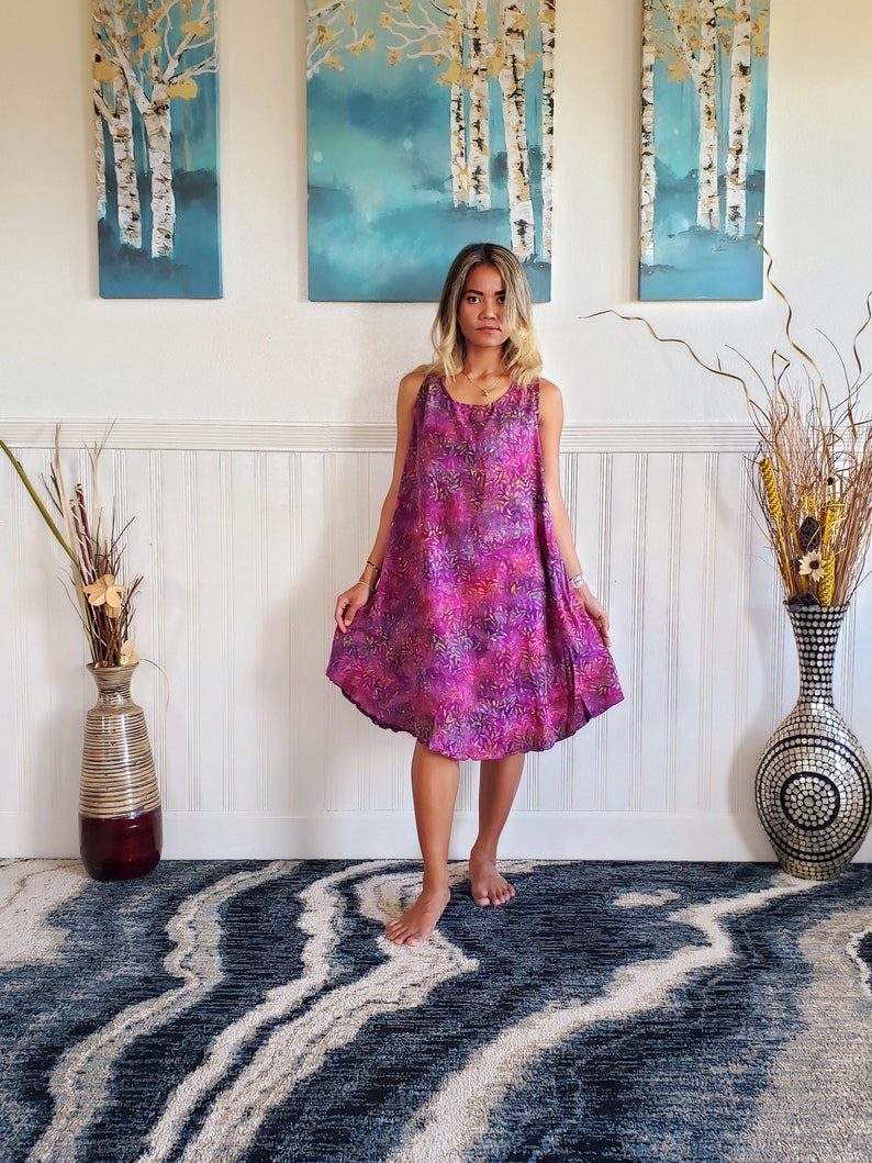 Short Batik Umbrella Sundress With Pockets One Size Fits S-XL - Etsy