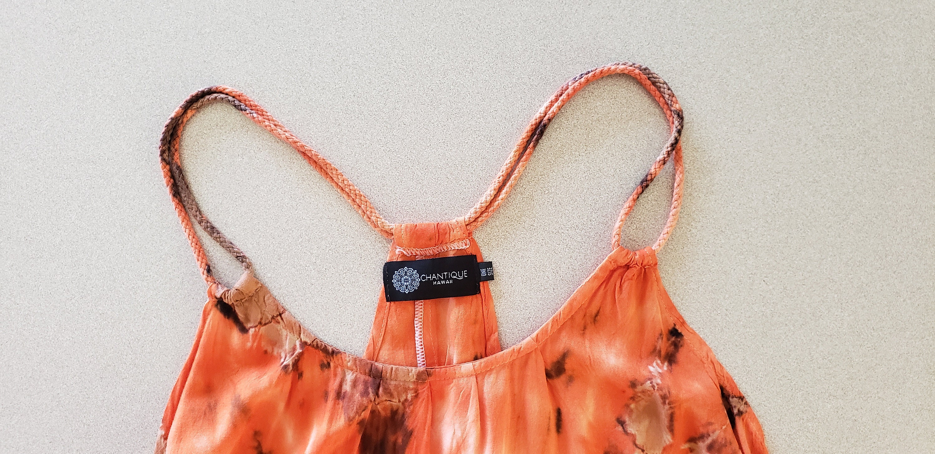 Long Boho Maxi Bamboo Racerback Tie Dye Rope Strap Dress One | Etsy