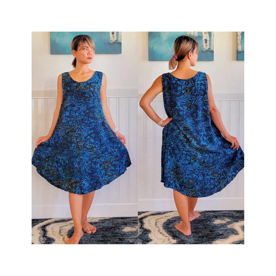 Short Batik Umbrella Sundress With Pockets One Size Fits S-XL - Etsy