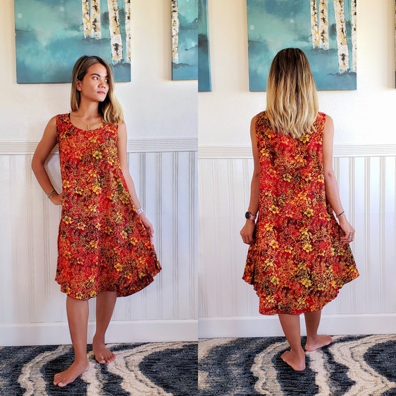 Short Batik Umbrella Sundress With Pockets One Size Fits S-XL - Etsy