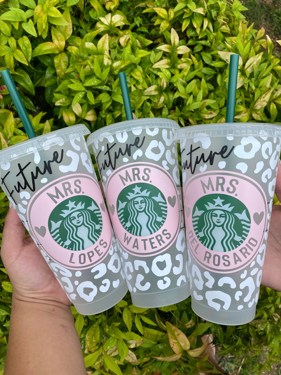 Future Mrs. Cheetah Print Cup | Cheetah Print Starbucks Cup | Bride ...