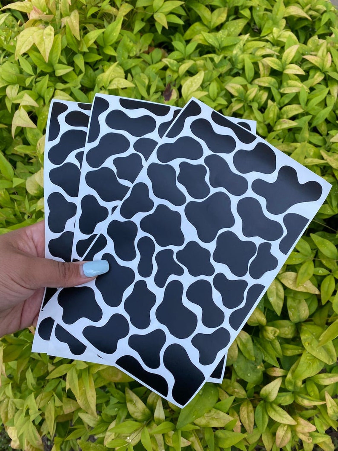 Cow Print Vinyl Sheet for Tumblers | Personalized Gifts | DIY Gift ...