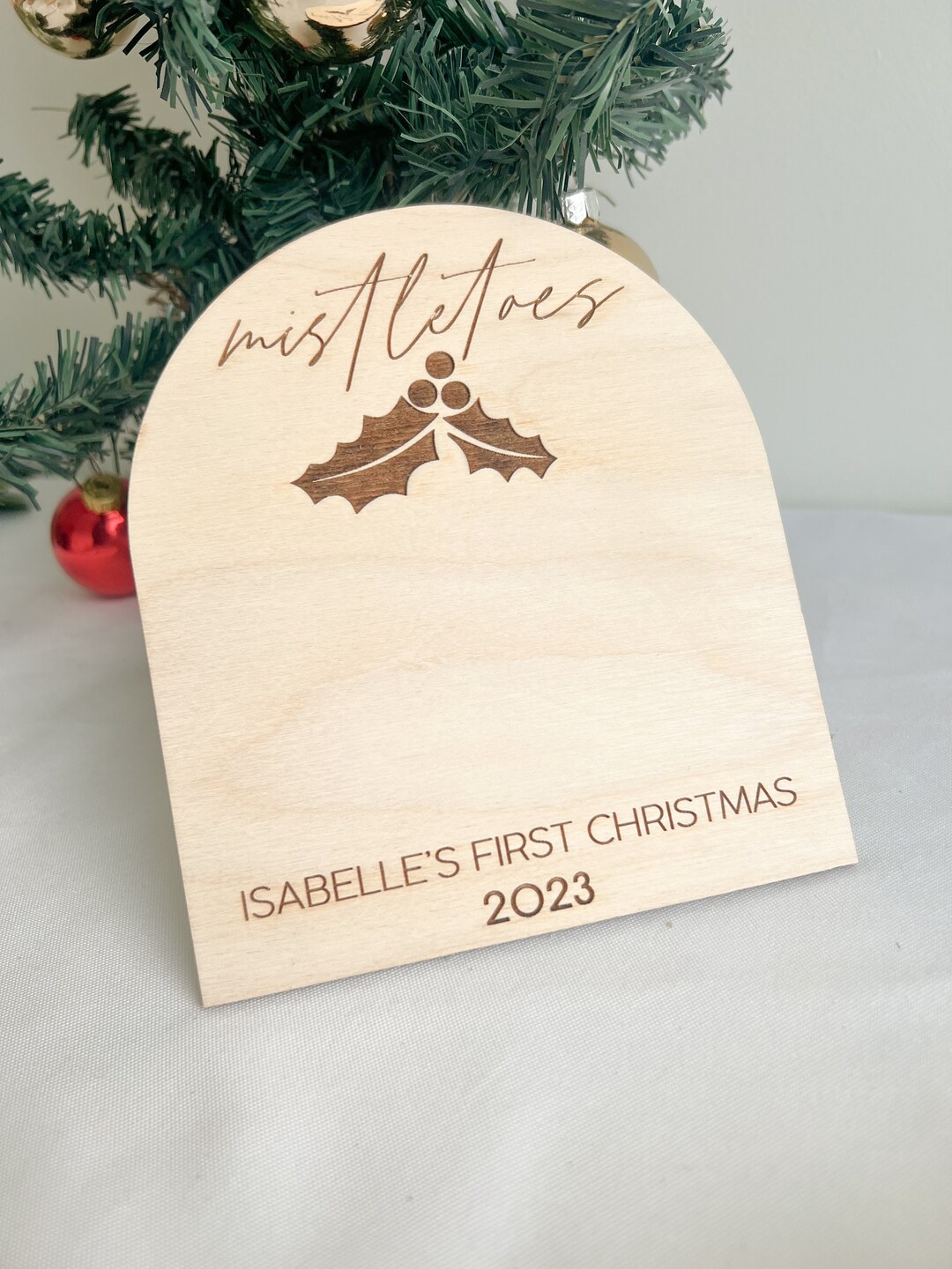 Mistletoes Baby Footprint Mistletoe Craft Baby's First Christmas Craft ...