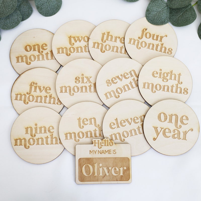 Baby Month Signs - Etsy