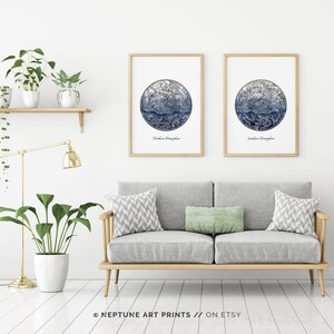 Constellation Map Print, Celestial Map Print, Star Map Print, Astronomy ...