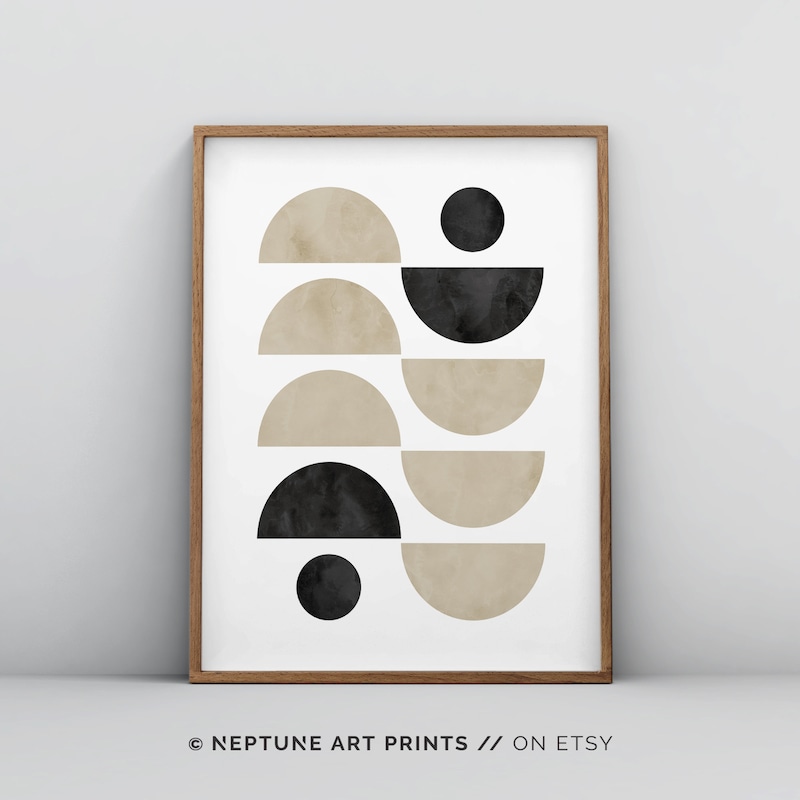 Geometric Print Art - Etsy