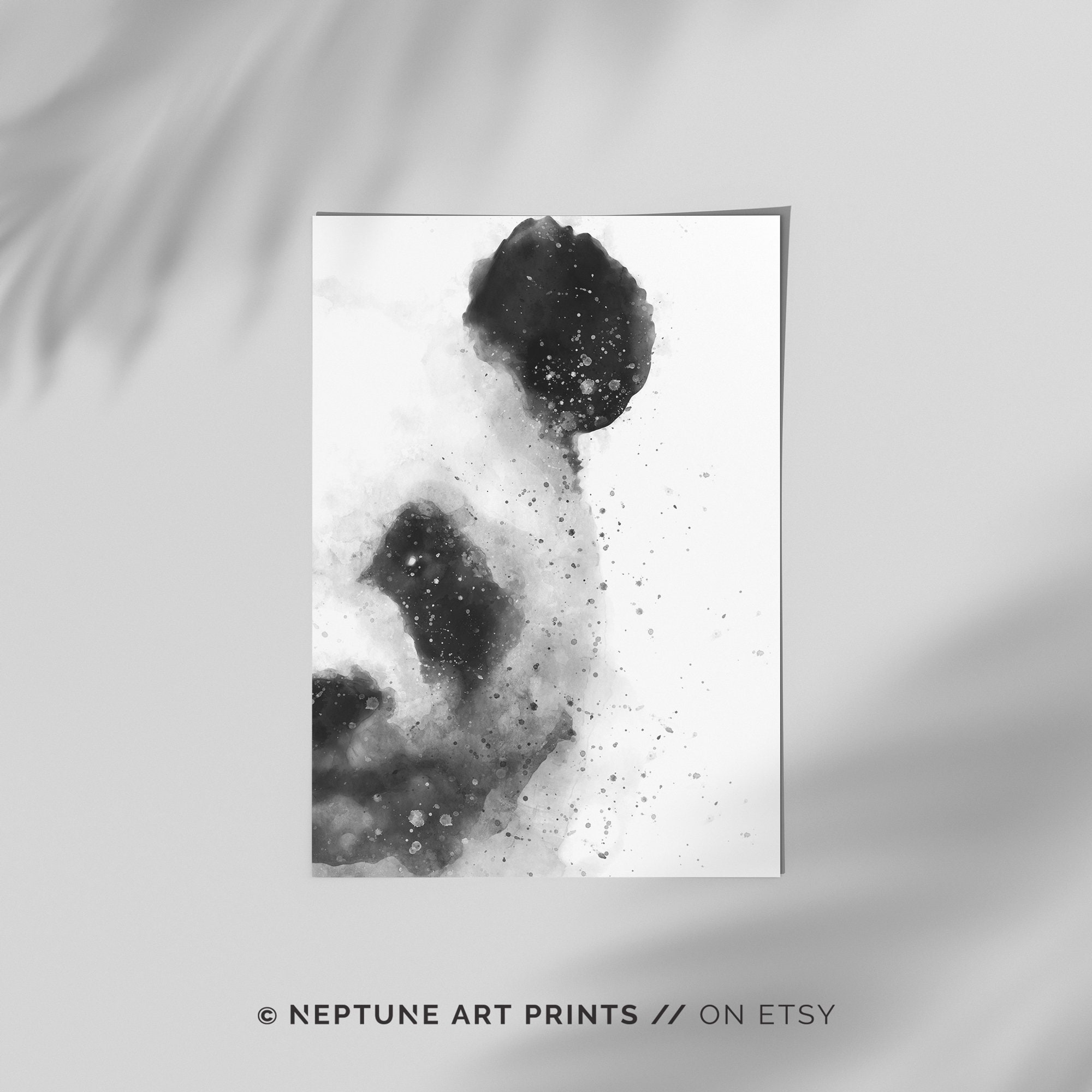 Abstract Panda Drawing