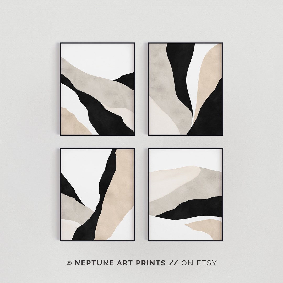 Beige Wall Art, Bedroom Wall Art, Living Room Art, Neutral Wall Art ...