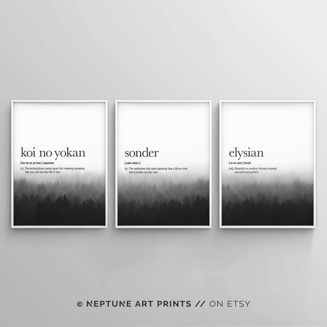 Sonder Definition Printable Definition Print Word Definition - Etsy ...