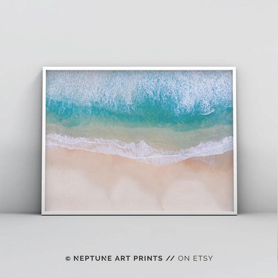 beach-print-drone-photography-print-ocean-art-print-digital-download