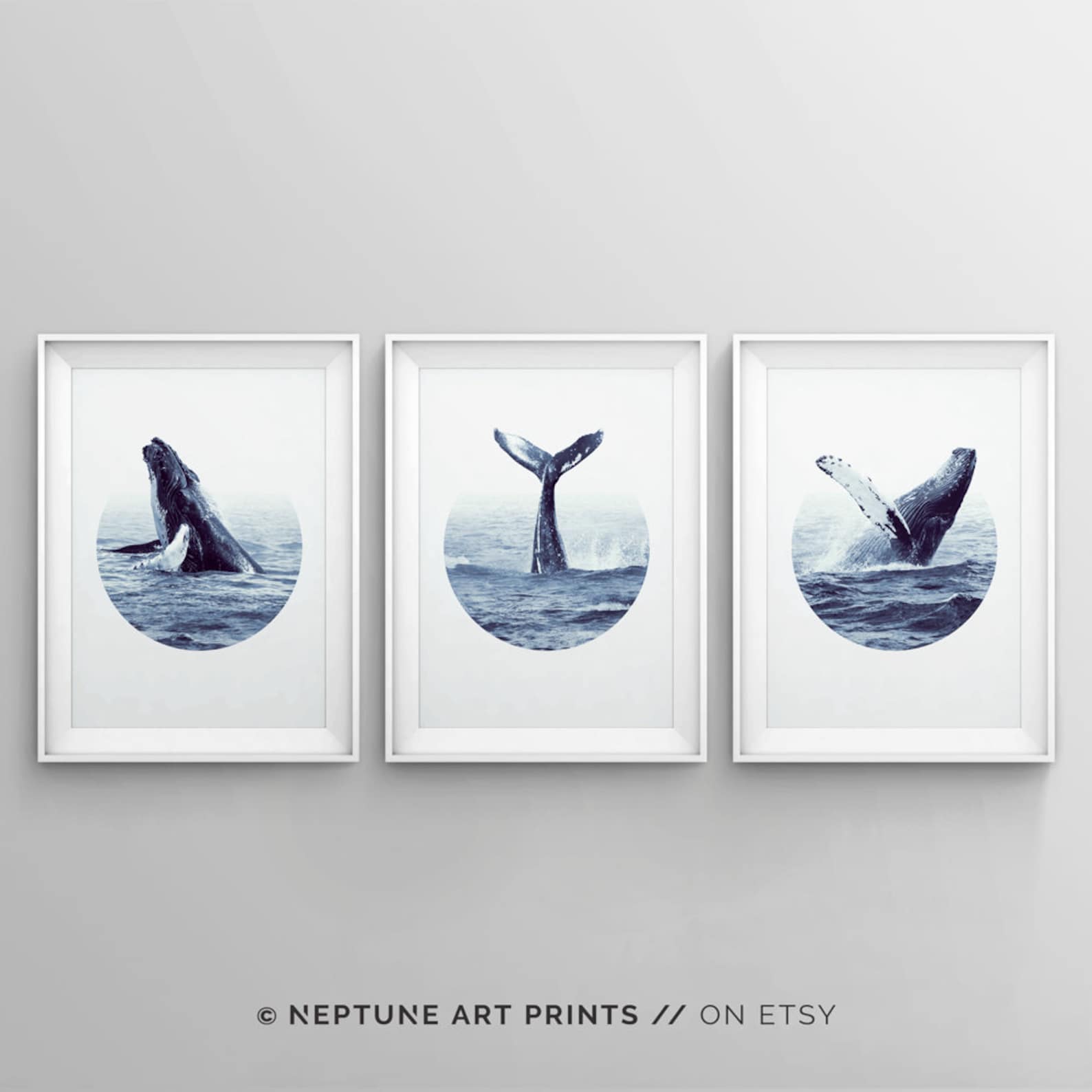Whale Art Print Whale Print Modern Poster Coastal Art Decor - Etsy