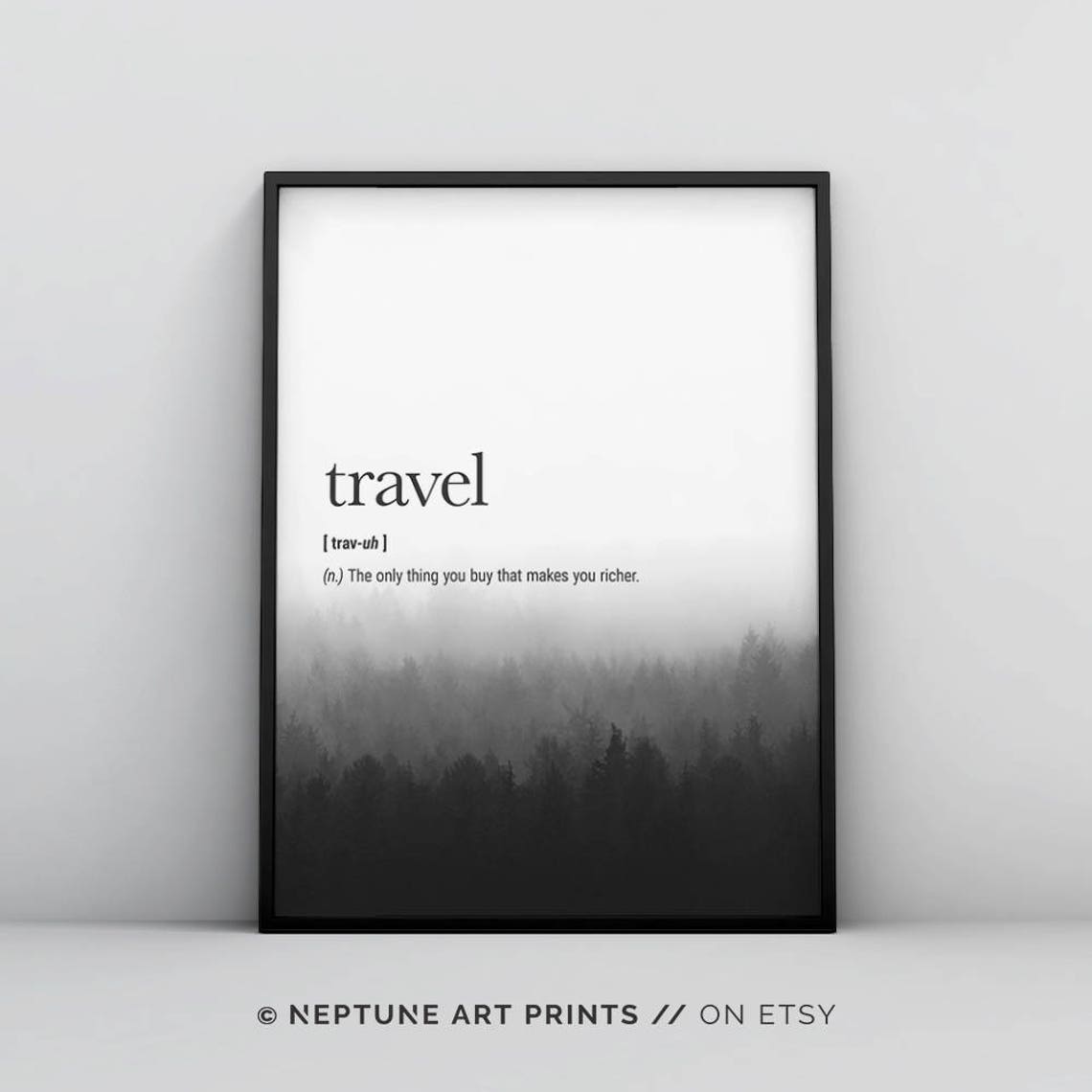 Travel Definition Printable Travel Definition Print - Etsy