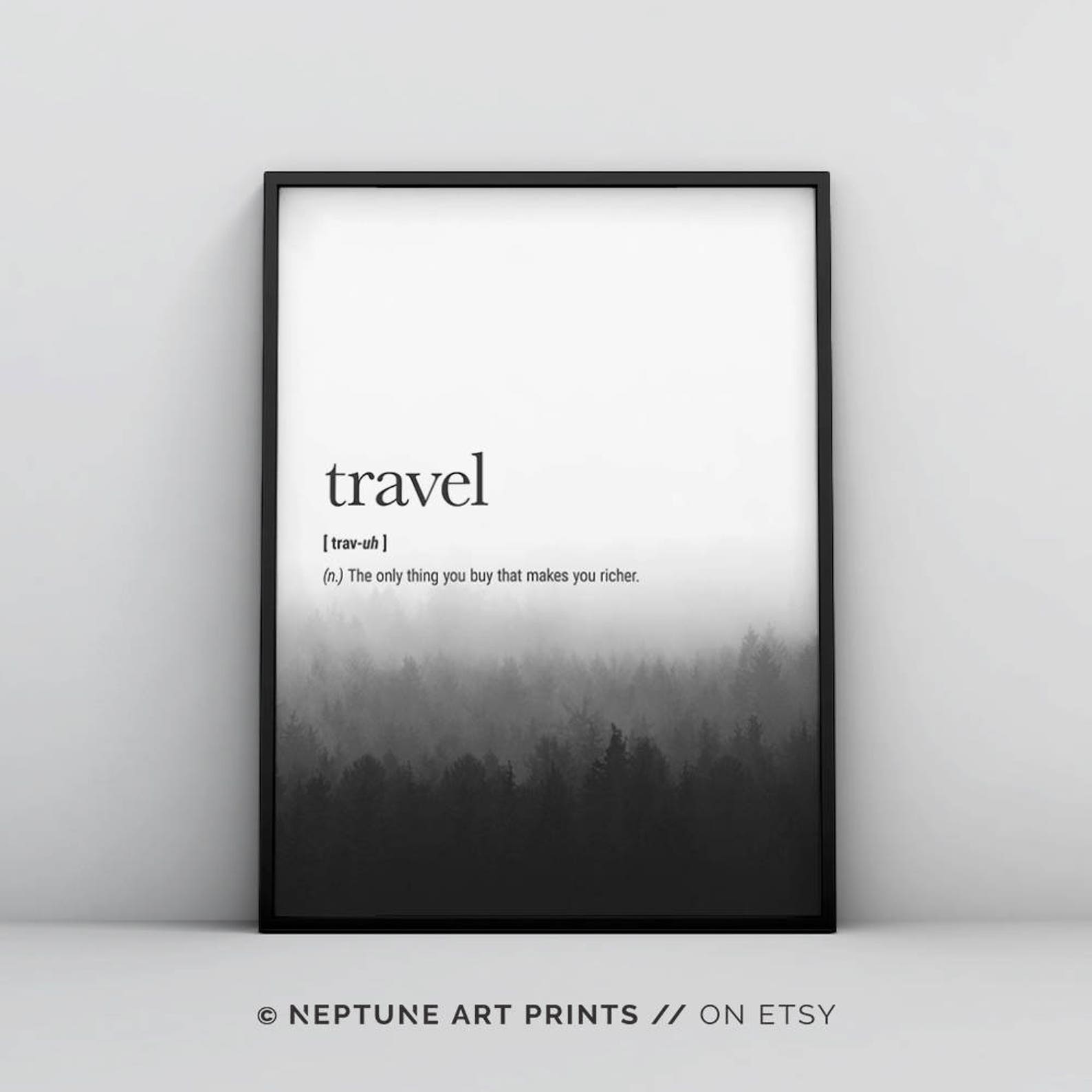 Travel Definition Printable Travel Definition Print - Etsy