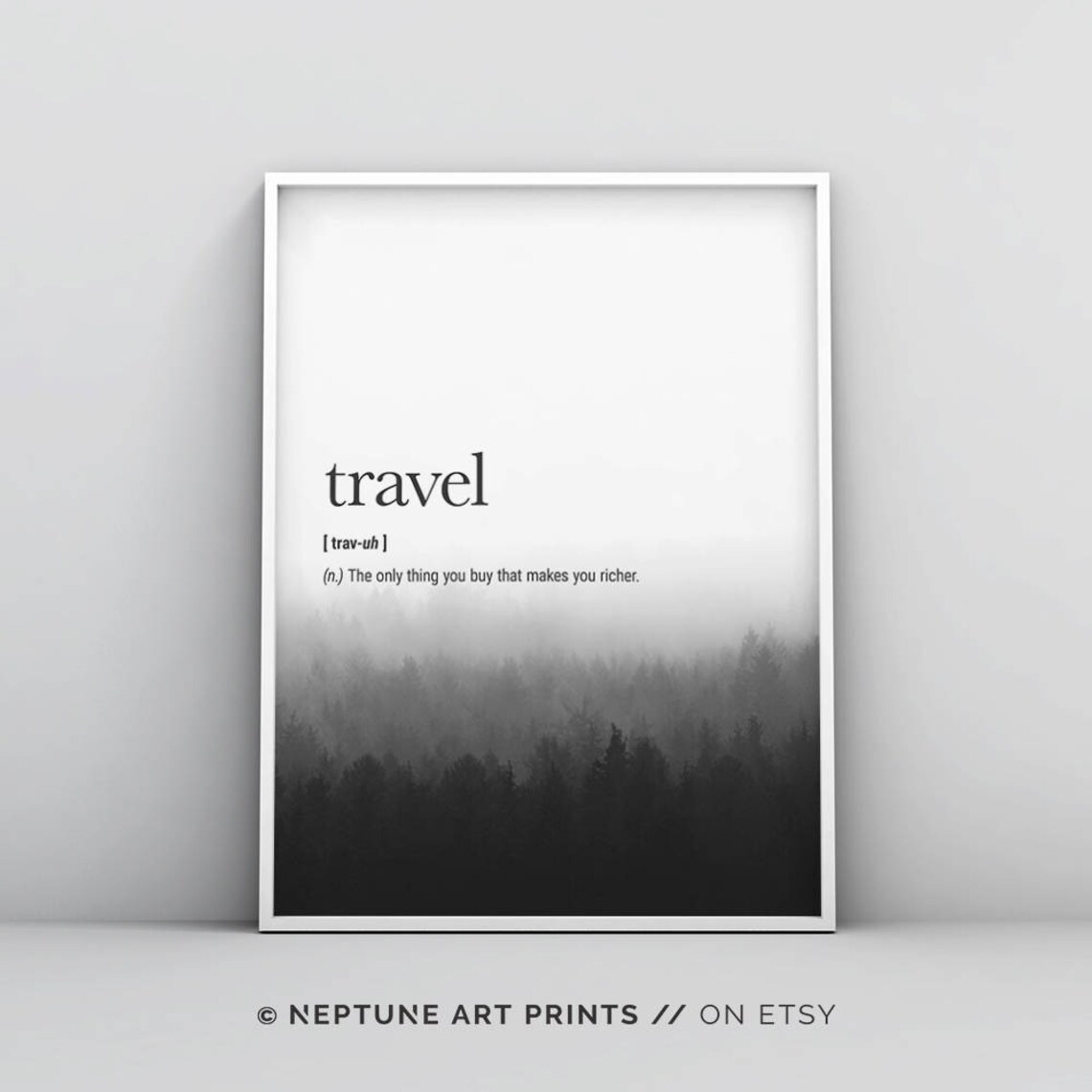 Travel Definition Printable, Travel Definition Print, Definition Prints ...
