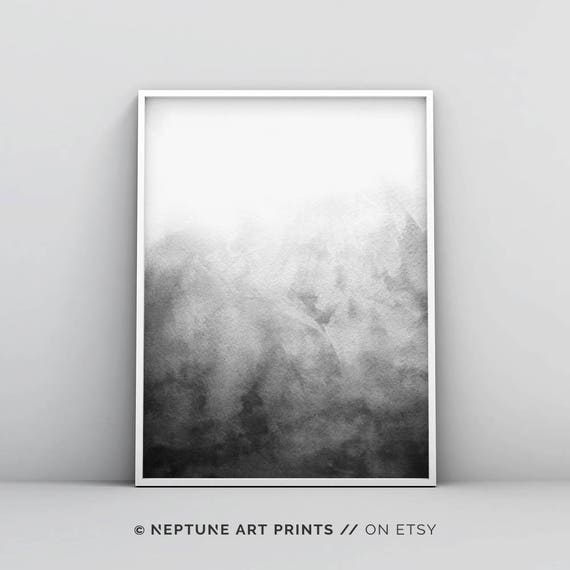 Grey and White Poster Modern Printable Digital Download - Etsy