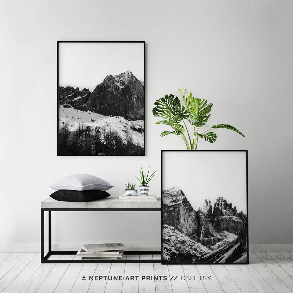 Minimalist Art Mountain Print Modern Art Print Nordic Art - Etsy