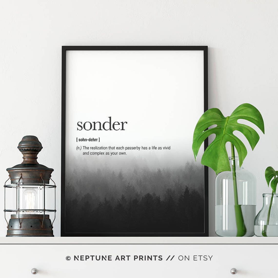 Sonder Definition Printable Definition Print Word Definition | Etsy