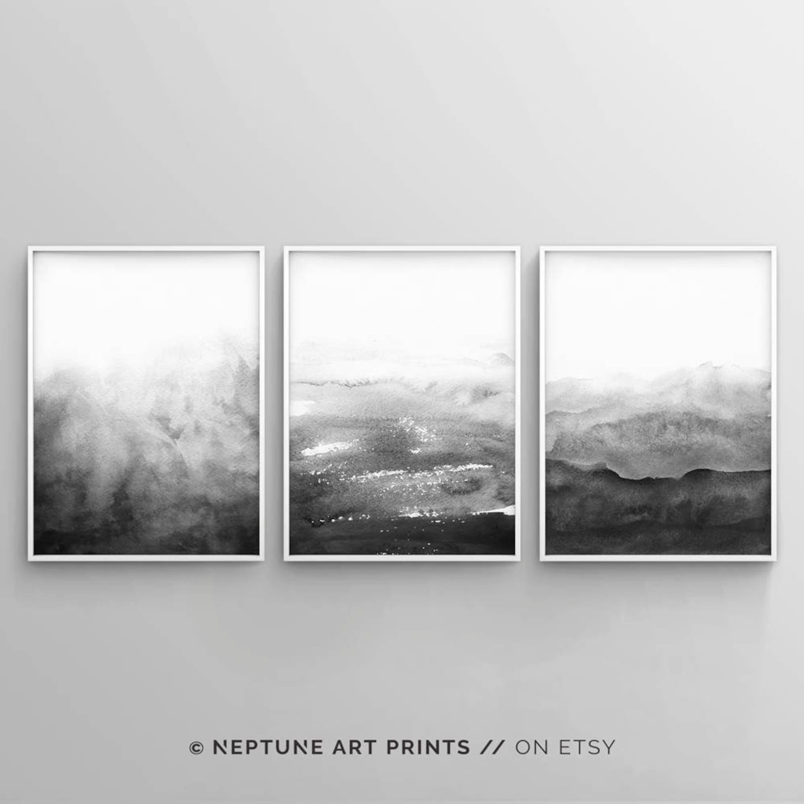 Grey and White, Poster, Modern, Printable Digital Download, Home Decor ...