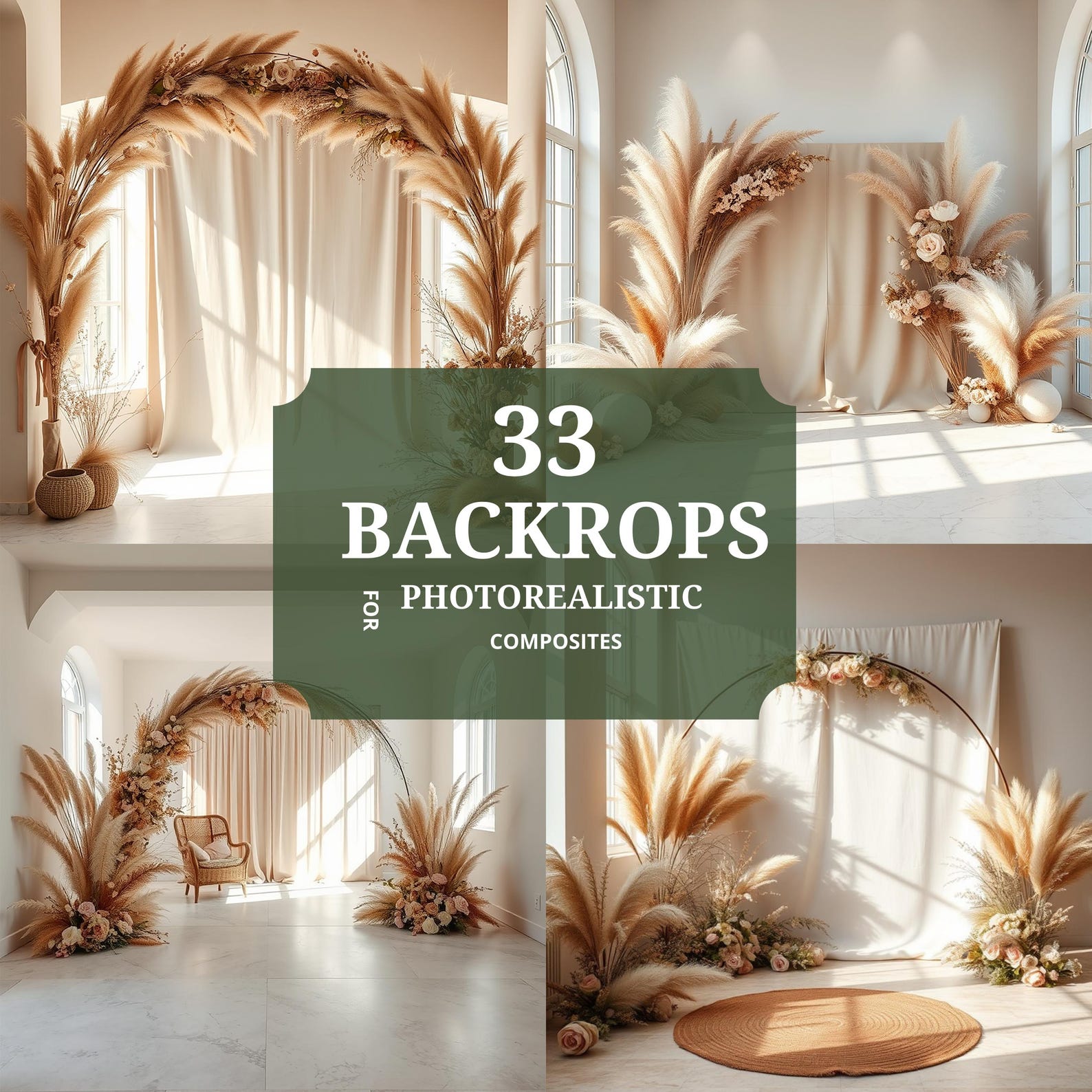 Fine Art Boho Backdrops for Portrait Photography | 33 Boho Backdrops ...