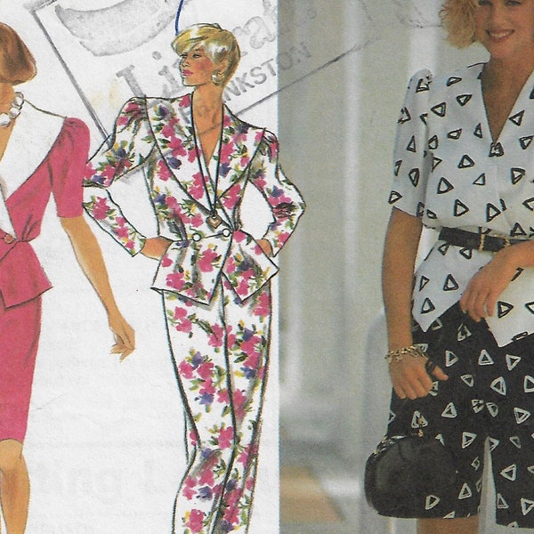 Vintage Pullover Top and Sash Sewing Pattern - Etsy
