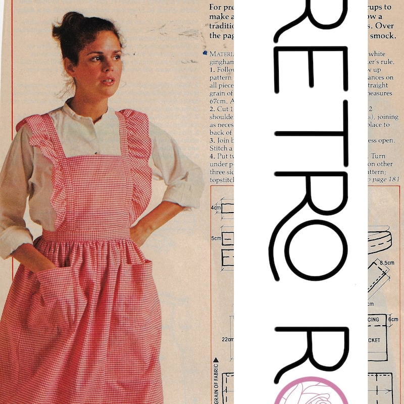 Smock Apron Pattern - Etsy