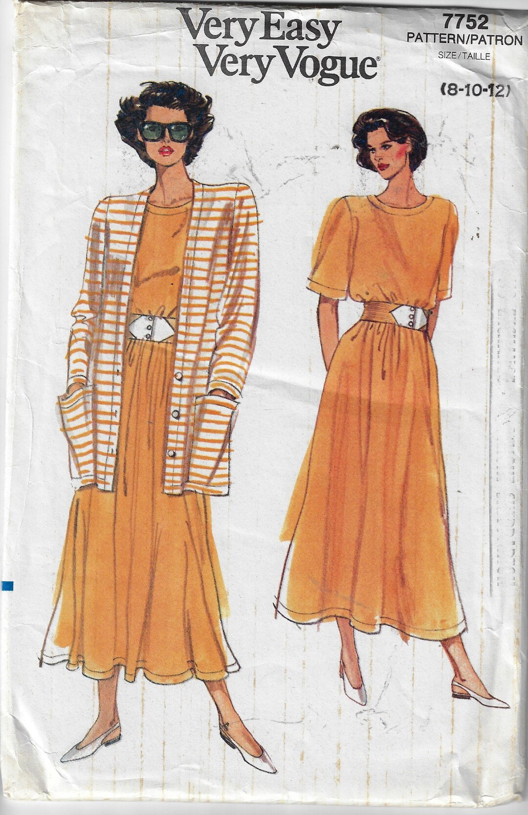 Very Easy Very Vogue Cardigan Jacket, T-shirt Top and Gathered Skirt ...