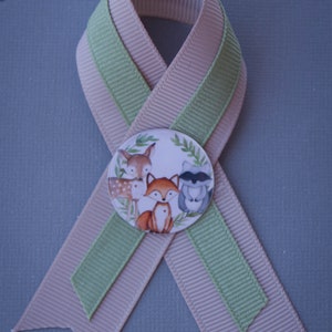 Mini Sized Woodland Mommy to Be Corsage Forest Friends Mommy - Etsy