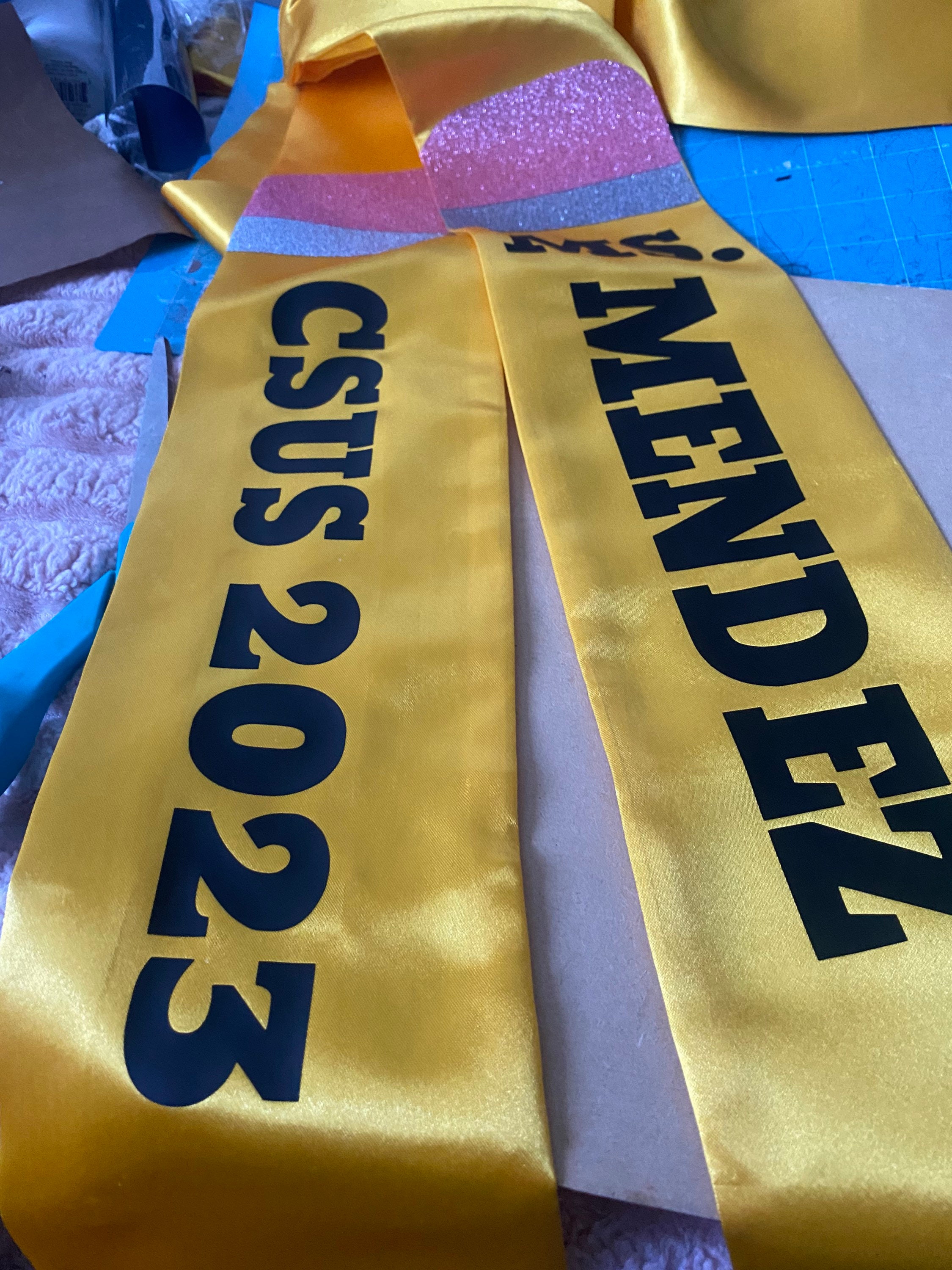 Pencil Stole | Sashes | Teacher | Graduation - Etsy