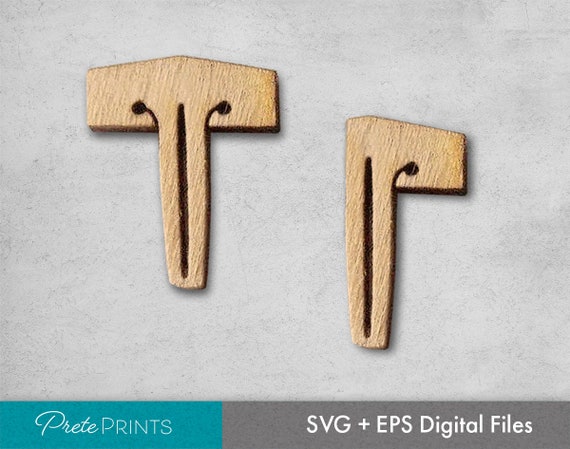 Laser Cut Pins SVG File for Glowforge - Etsy Canada