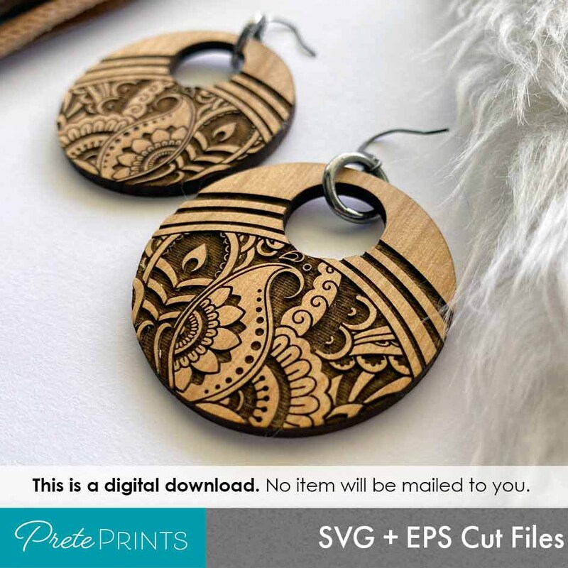 Laser Cut Earring Files - Etsy