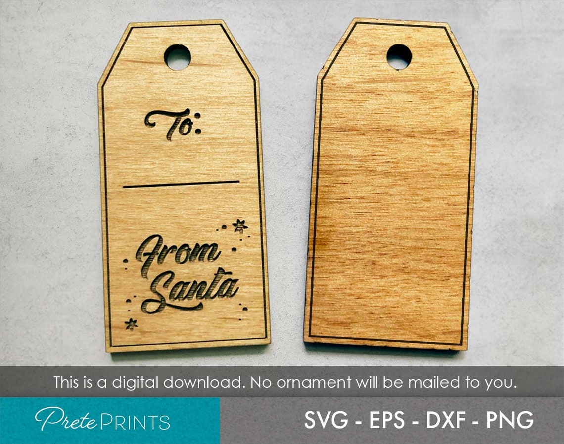 Laser Cut Gift Tags SVG File for Glowforge Christmas SVG - Etsy Canada
