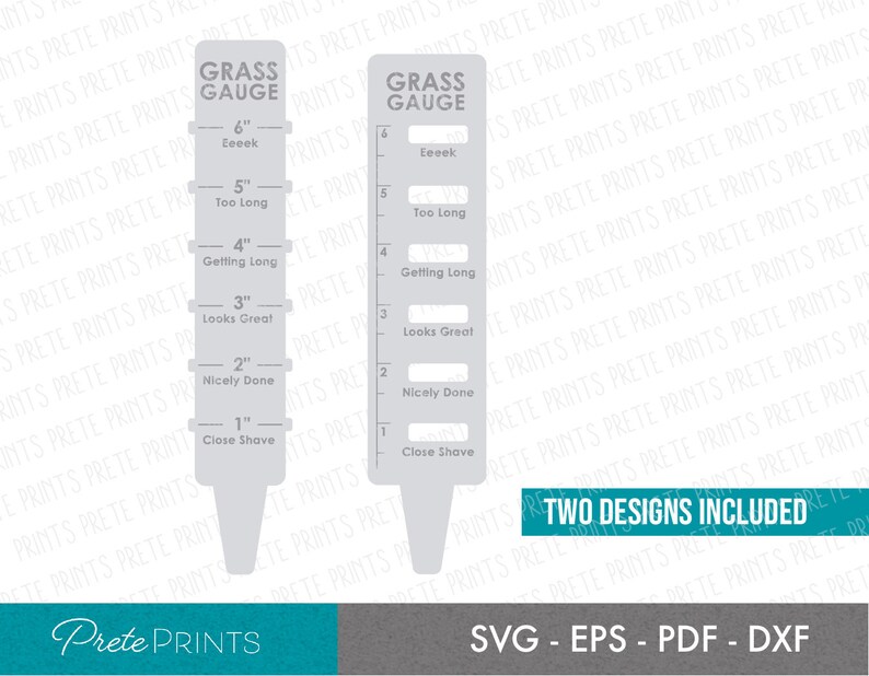 Grass Gauge SVG - Fathers Day Svg, Gardening Cut File, Grass Cut File, Lawn Gauge Svg, Gift for ...