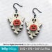 Cute Ghost Earrings SVG - Digital Download, Glowforge Earring SVG ...