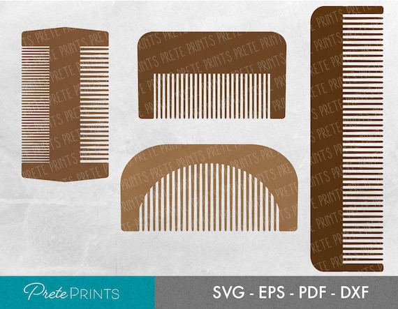 Beard Comb Cut File Laser Cut Comb SVG Glowforge Comb SVG - Etsy