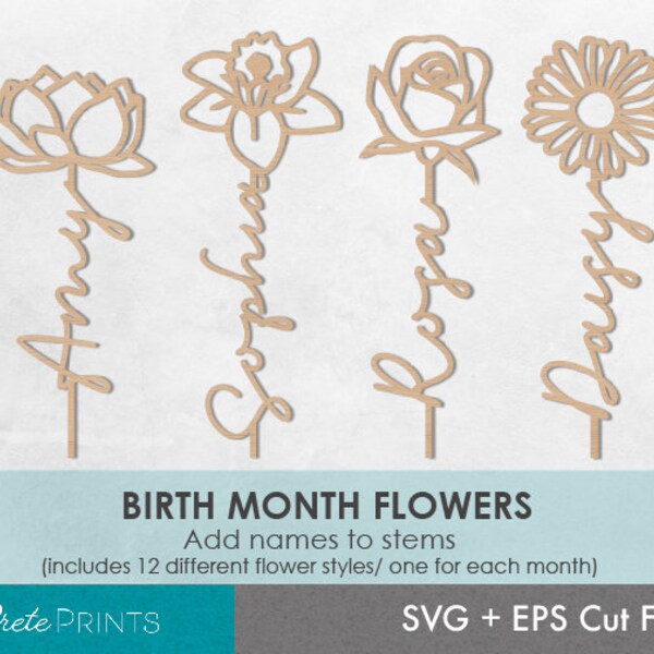Flower Svg - Etsy