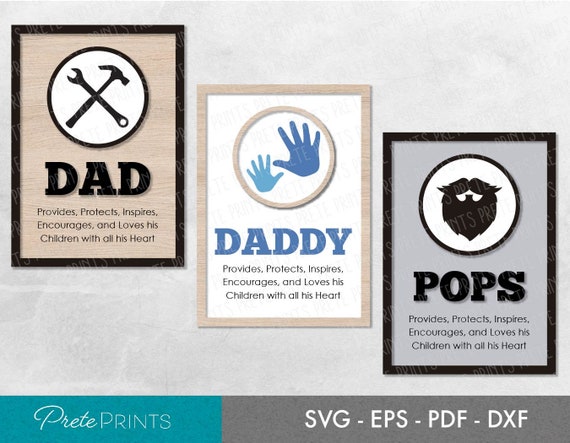 Fathers Day Signs Fathers Day Svg Gift for Dad - Etsy