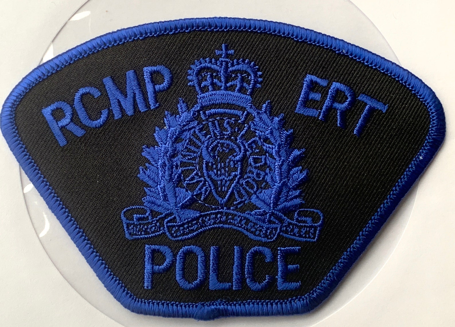 Rcmp Ert Blue Black Patch Etsy