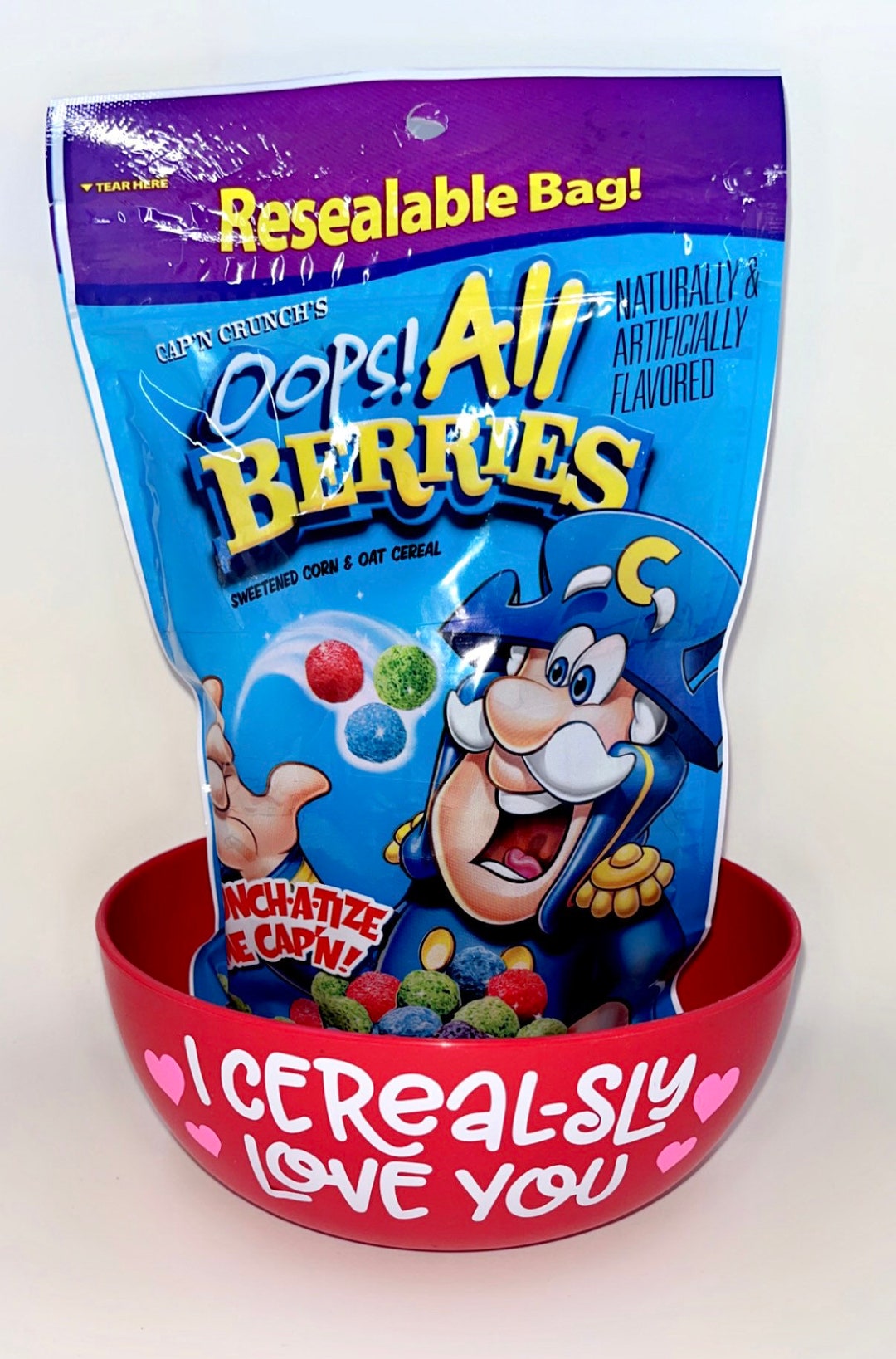 Valentines Day Cereal Bowls - Etsy