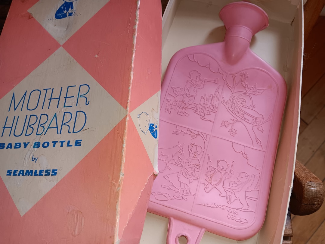 Vintage 1960's 70's Mother Hubbard Baby Hot Water Bottle in Original ...