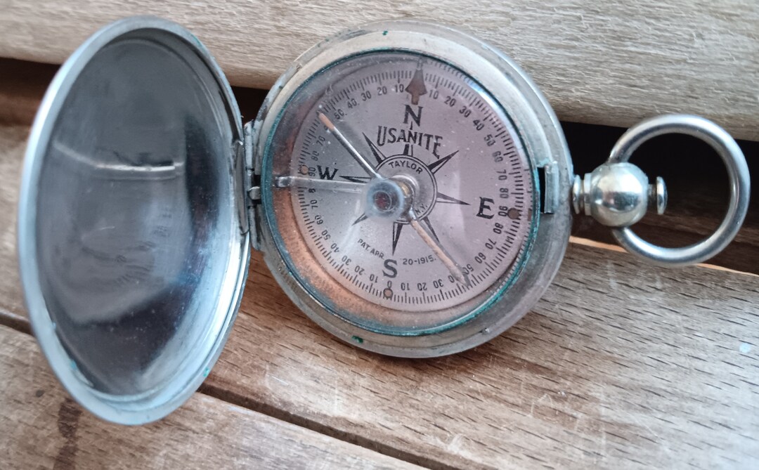 Antique Compass WW1 Engineering Engineer USANITE Taylor 1915 1918 ...